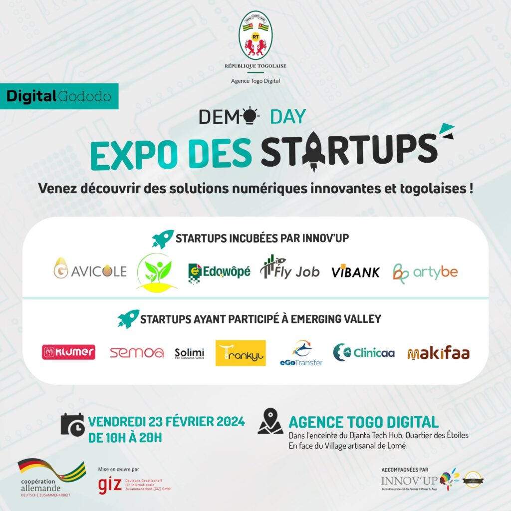 Les startups togolaises du numérique présentent leurs innovations lors du Digital Gododo Demo ...